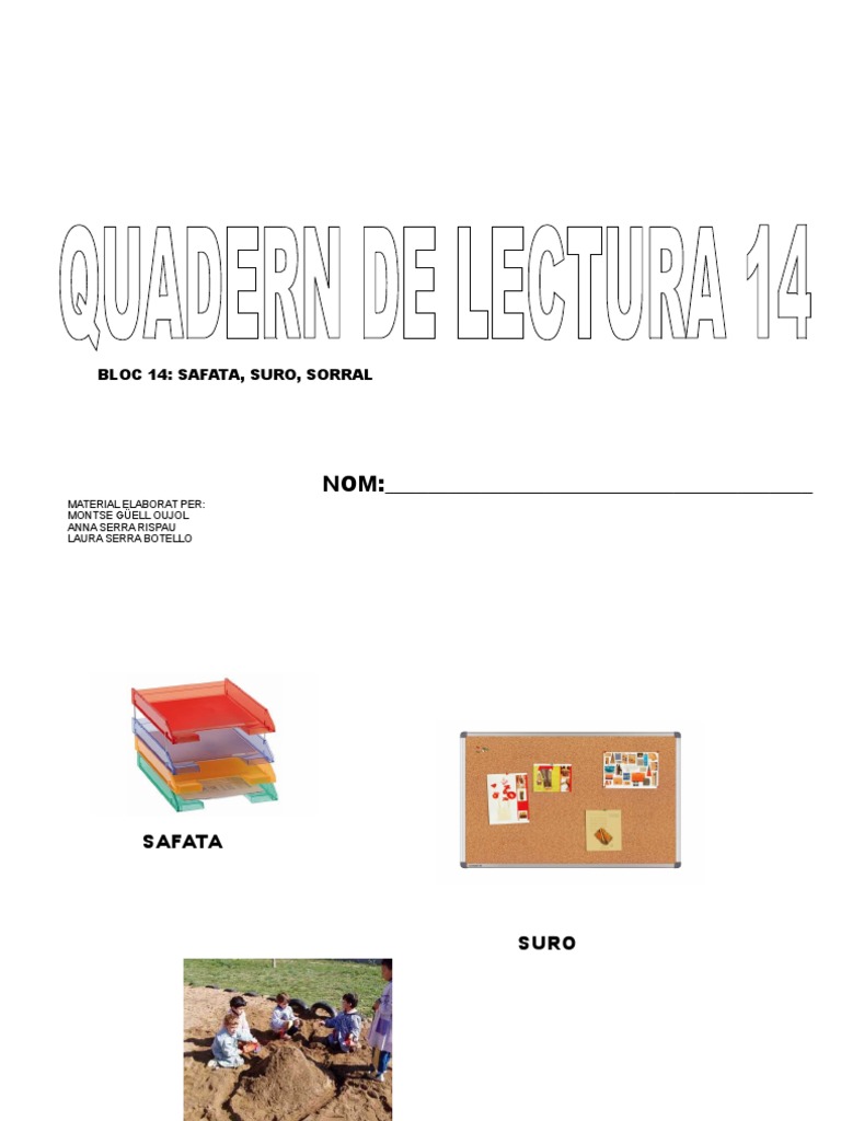 Quadern de Lectura Escola14 | PDF