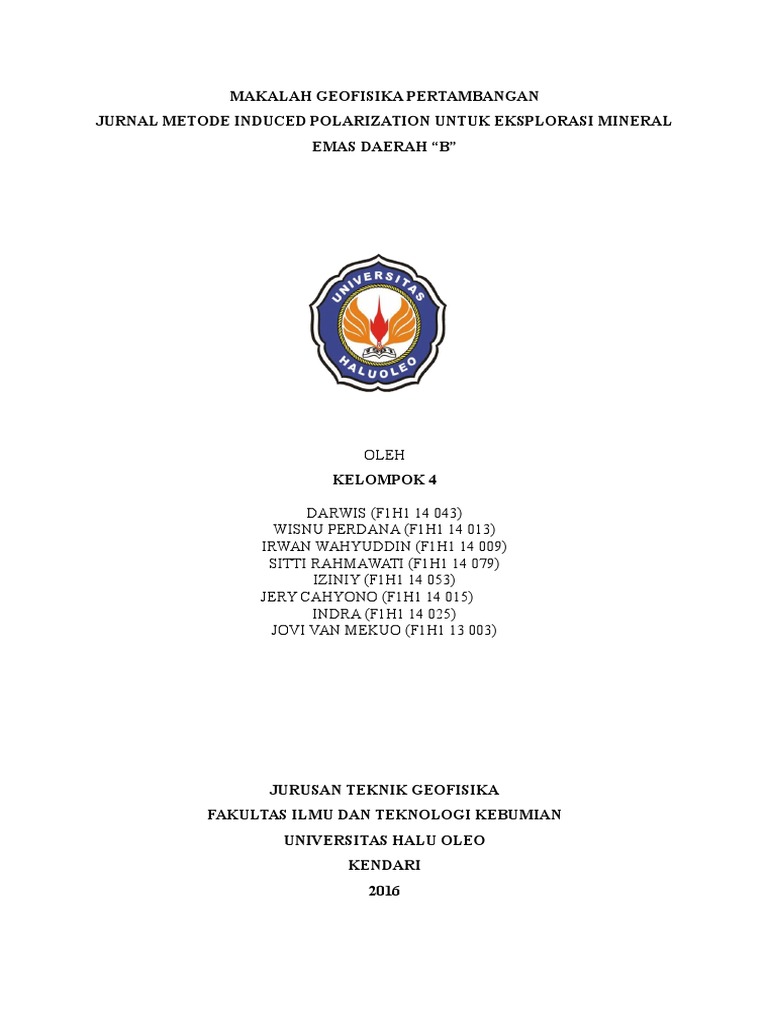 Metode Induced Polarization untuk Emas | PDF