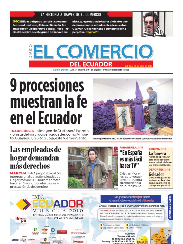 El Comercio Del Ecuador Edición 210 | PDF | Religión y creencia