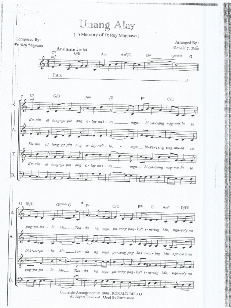 Unang Alay | PDF