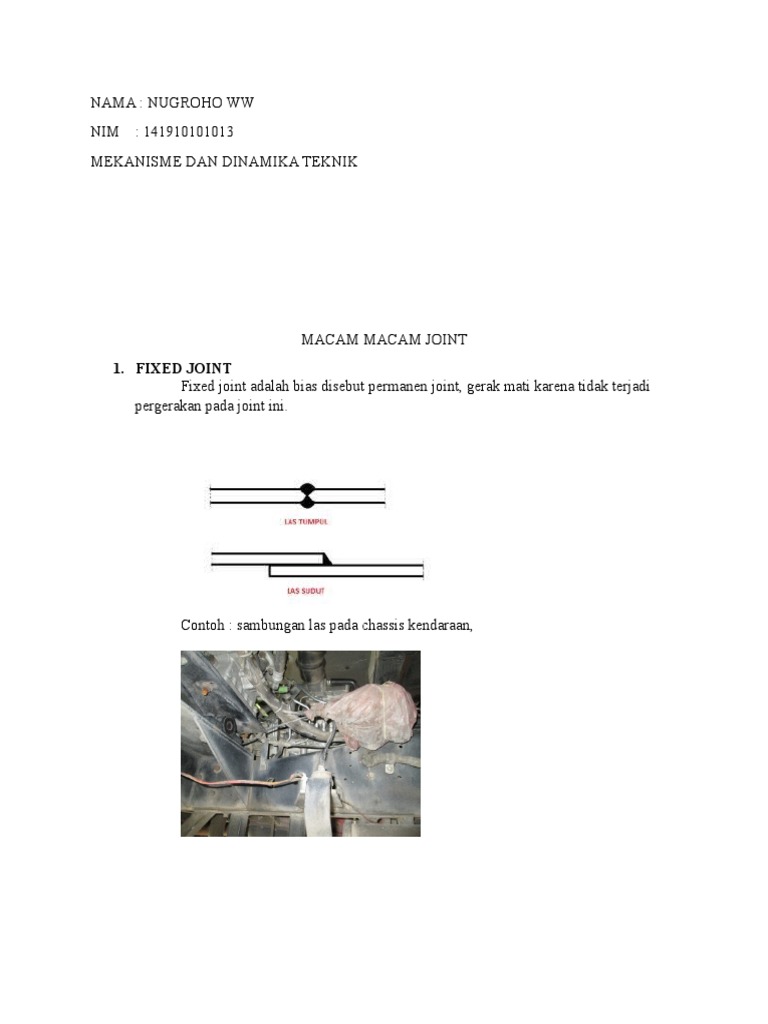 Macam Macam Joint | PDF