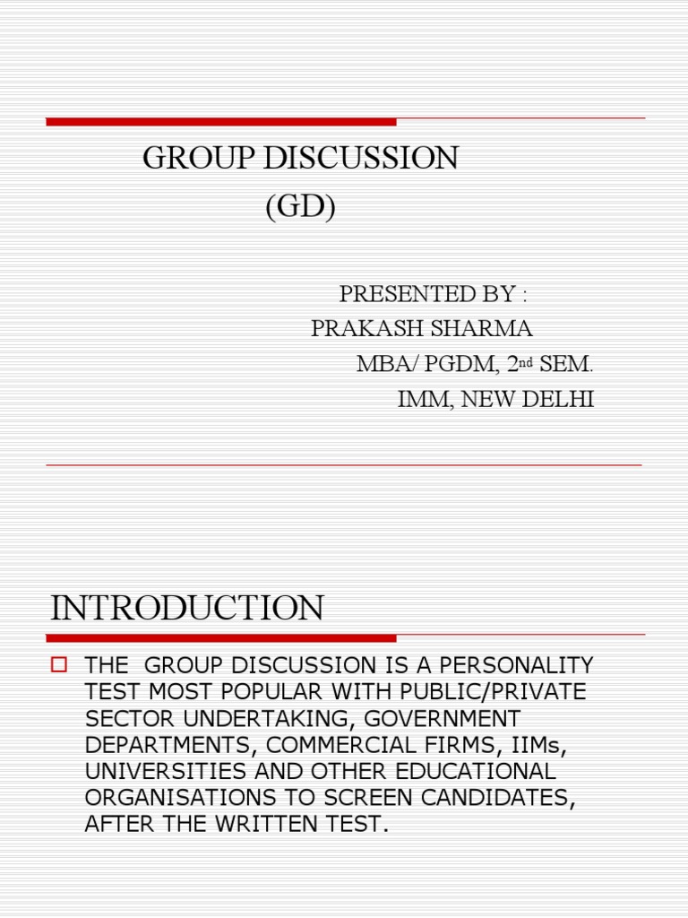 Group Discussion Strategies and Protocols | PDF | Career & Growth