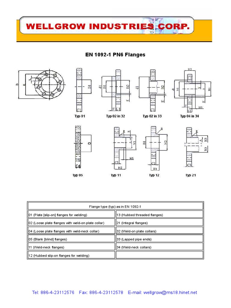 En 1092-1 Flange