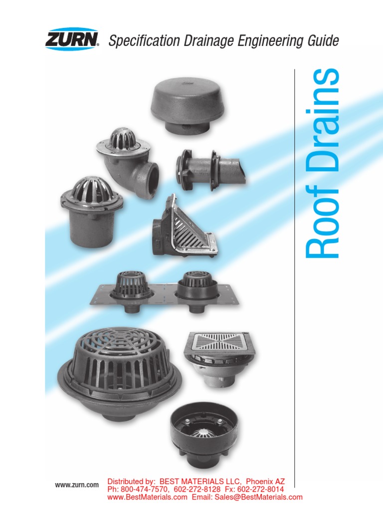 Zurn Roof Drain Catalog | PDF | Screw | Roof