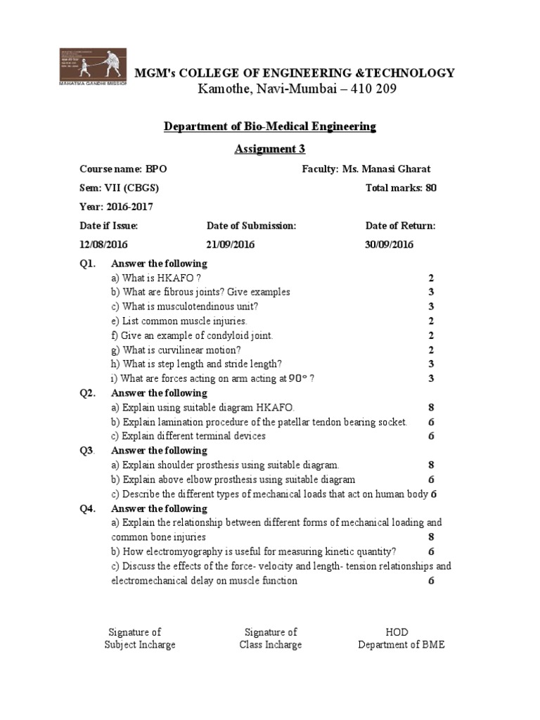 Kamothe, Navi-Mumbai - 410 209: MGM'S College of Engineering &technology | PDF