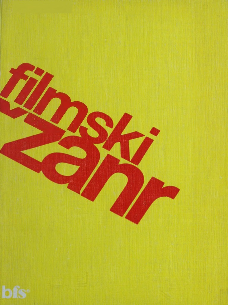 Filmske Sveske - Filmski Zanr - Unknown | PDF