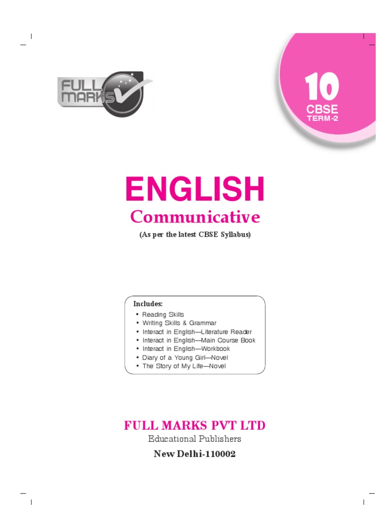 Fullmarks English Class 10 | PDF | Pollution | Reading Comprehension