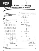 Plus One Model Exam Maths Rocket Revision | PDF
