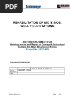 Method Statement for Steel Fabrication & Erection | PDF ...