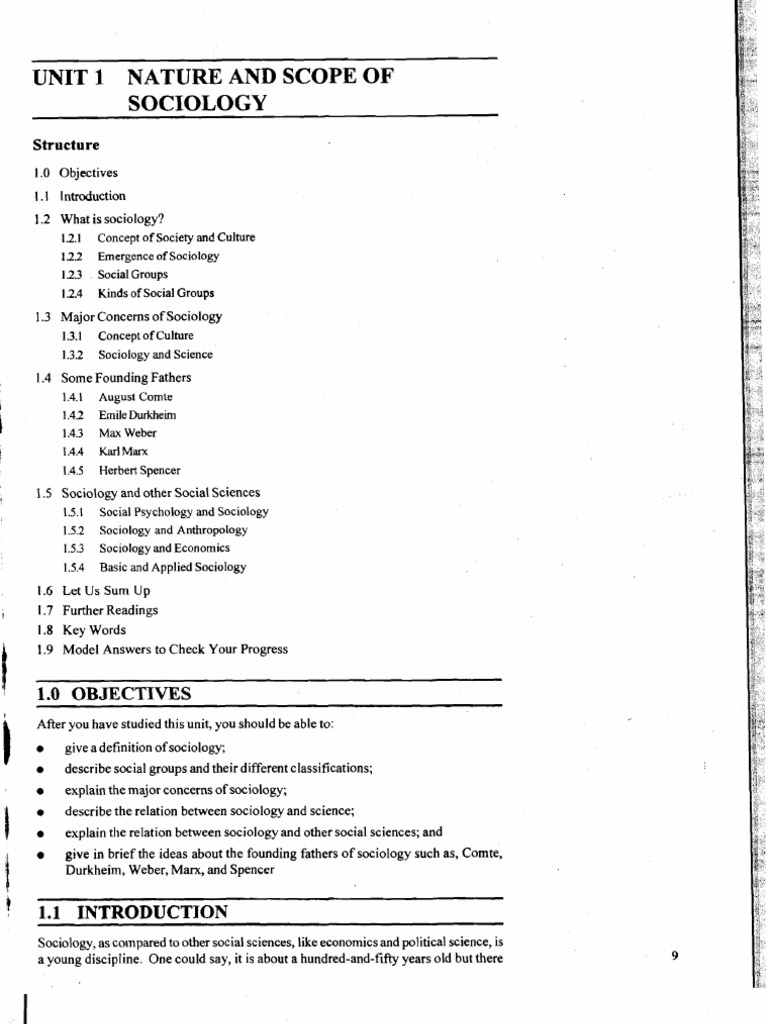 Nature and Scope | PDF | Social Science | Sociology