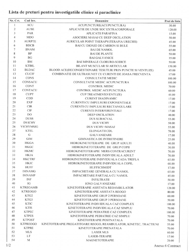 Proceduri BFKT | PDF