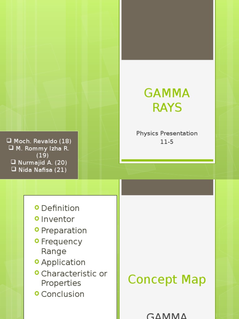 An In-Depth Exploration of Gamma Rays: From Their Discovery and ...