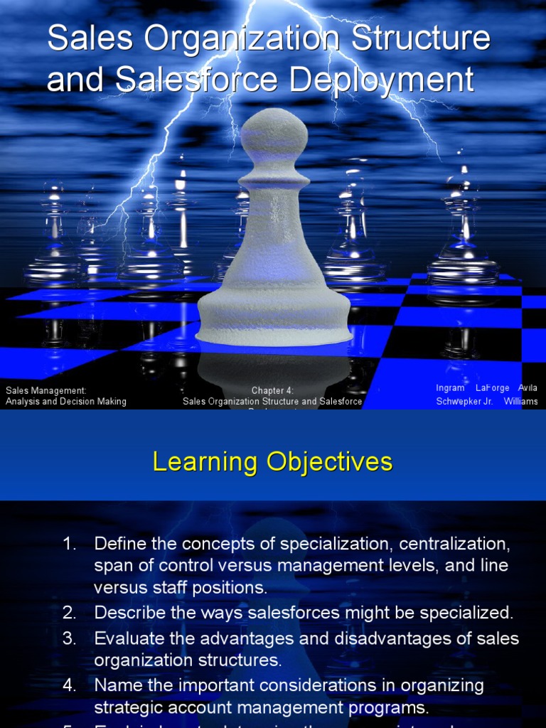 Sales Organization Structure and Salesforce Deployment | Download Free ...