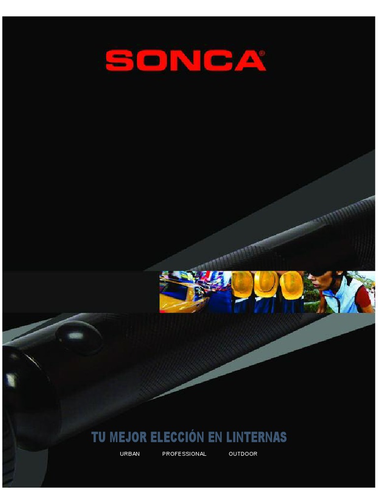 Sonca - Catálogo | PDF | Linterna | Diodo emisor de luz