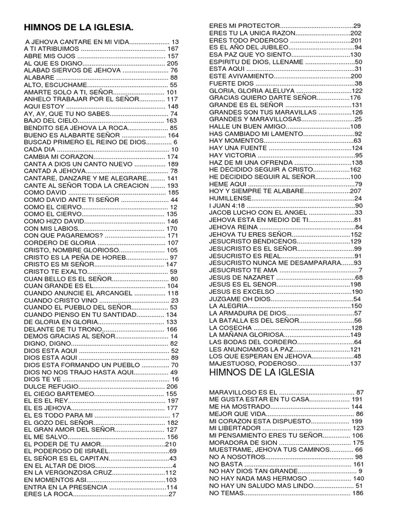 Himnos de La Iglesia | Cristo (título) | Salmos