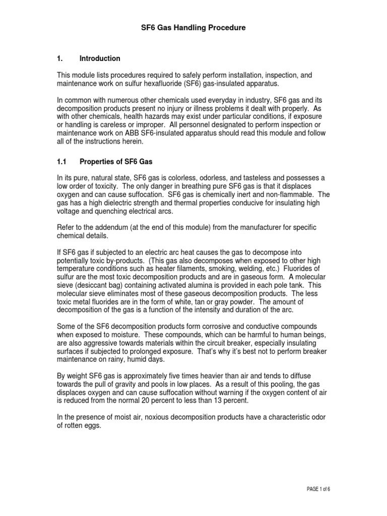 sf6 1 | PDF | Technology & Engineering