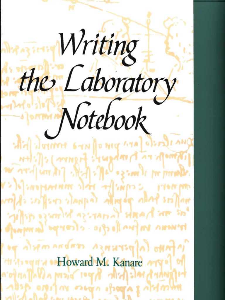 Writing A Laboratory Notebook-1 PDF | PDF