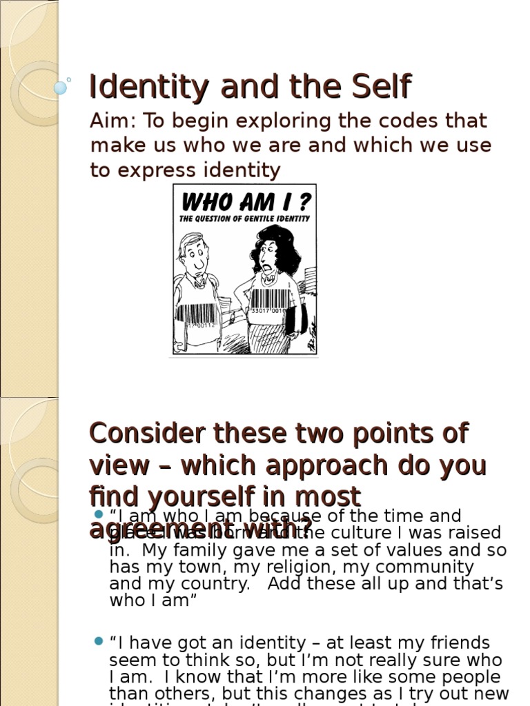 Identity and Self | PDF | Self | Identity (Social Science)