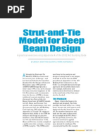 Deep Beam Flexure and Shear Design | PDF | Bending | Stress (Mechanics)