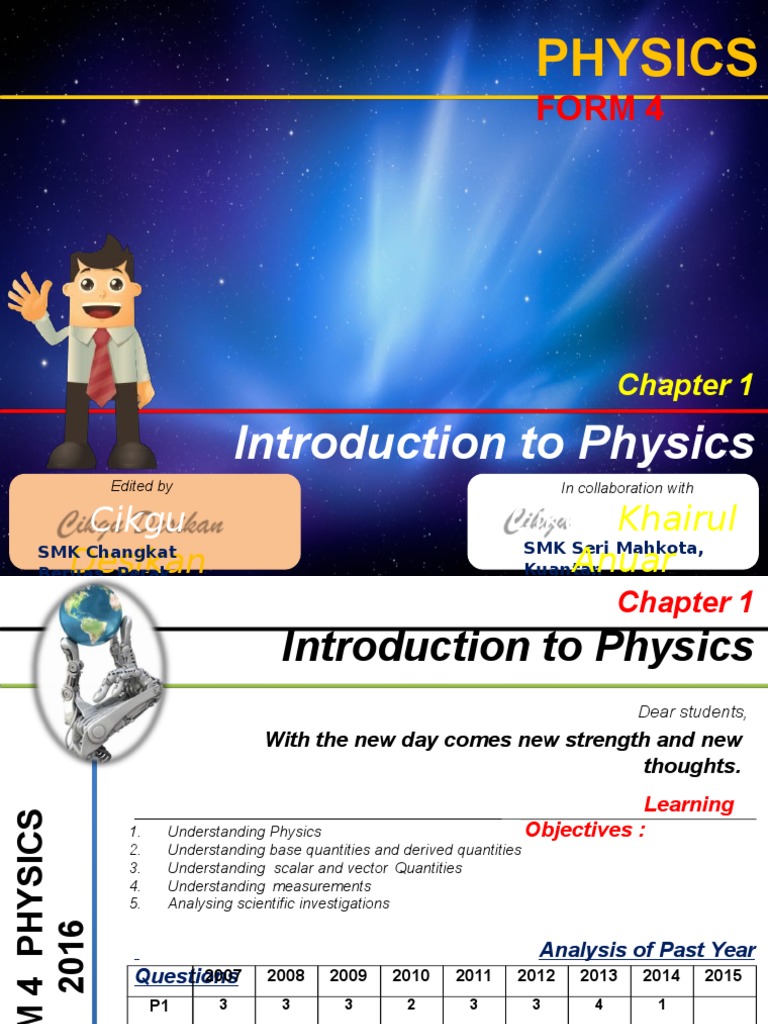 Introduction To Physics | PDF | Physics | Physical Quantities