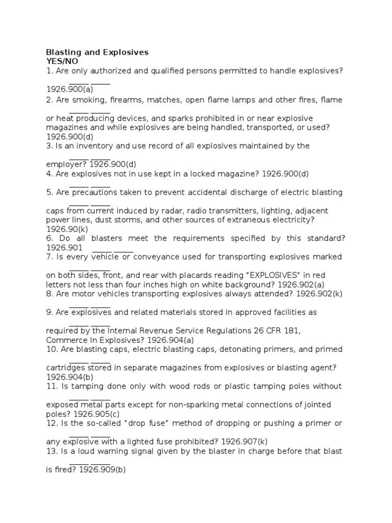 22 Blasting and Explosives | PDF | Hazards | Nature