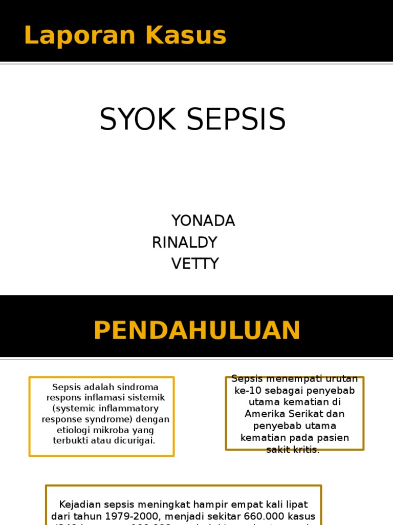 Laporan Kasus Syok Sepsis pada Ny. RLG | PDF
