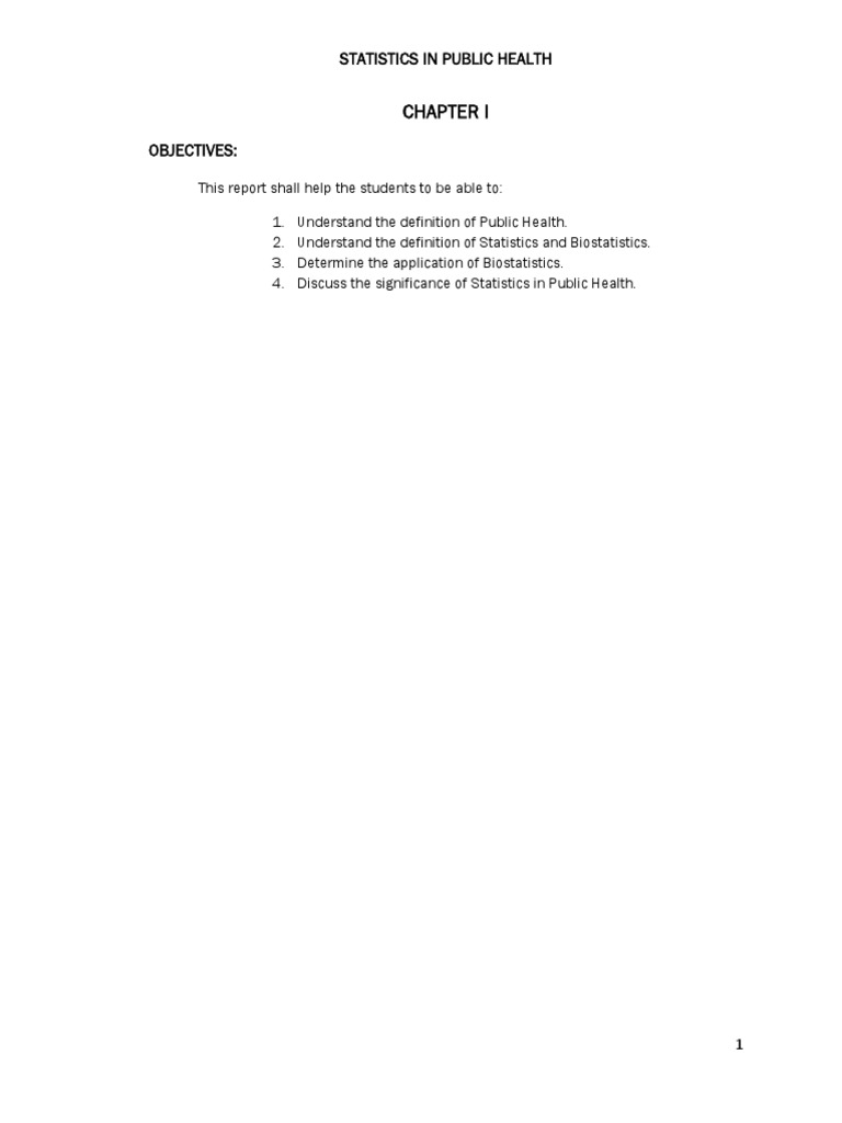 Public Health Statistics Overview | PDF | Correlation And Dependence ...