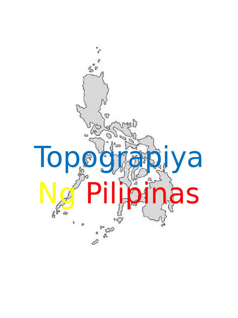Topograpiya NG Pilipinas | PDF