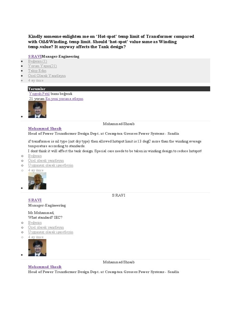 Hot Spot Temp. of Transformer | PDF | Building Insulation | Transformer
