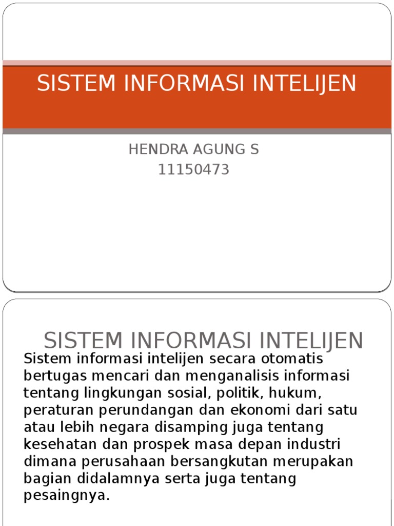 Sistem Informasi Intelijen untuk Bisnis | PDF