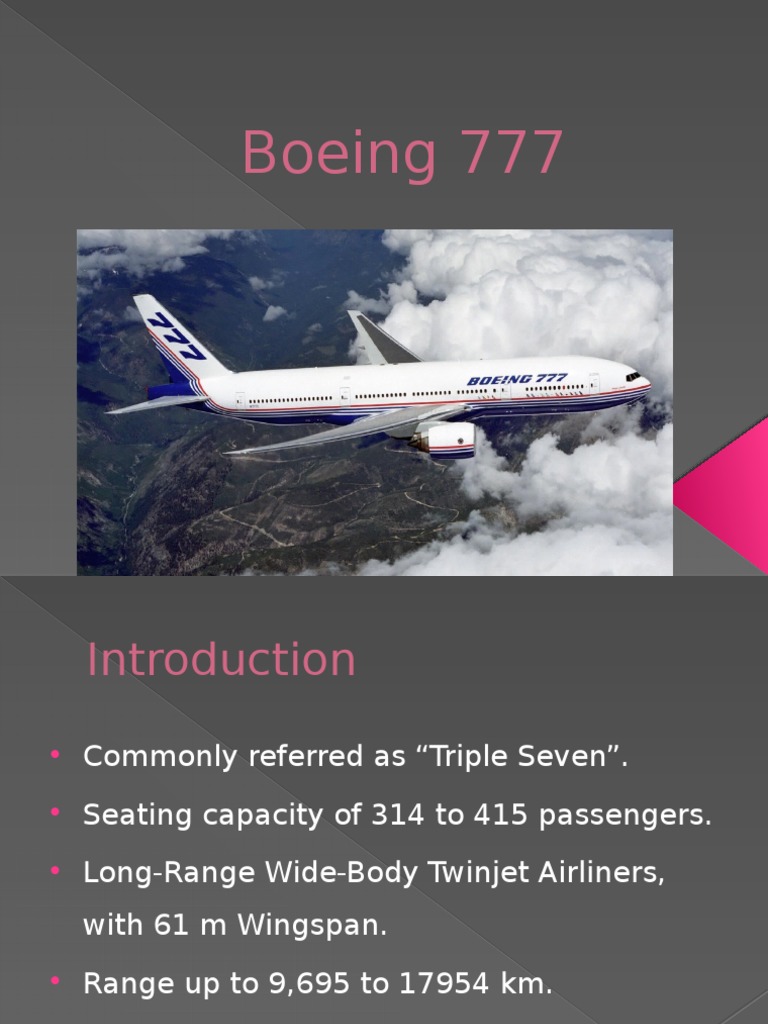 Boeing 777 PDF | PDF
