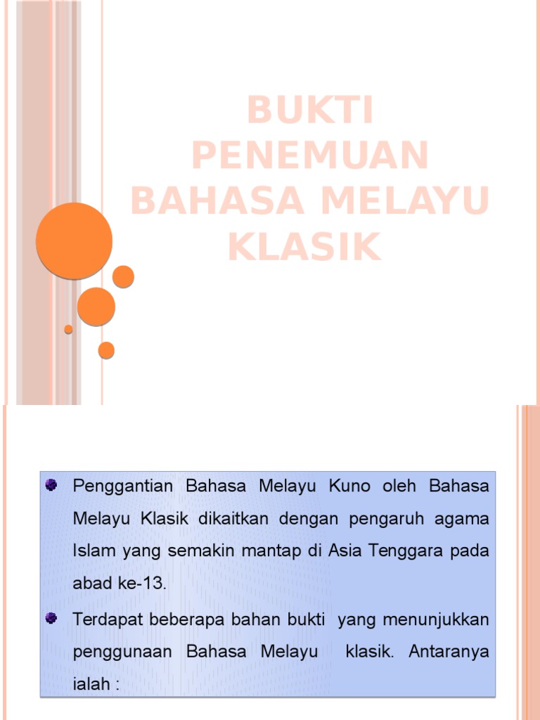 Penemuan BM Klasik | PDF