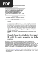 2.MoCA Test Romanian | PDF