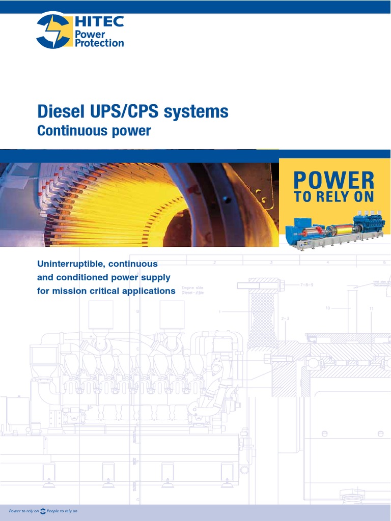 Hitec Diesel Rotary Uninterruptible Power Supply UPS | PDF | Power ...