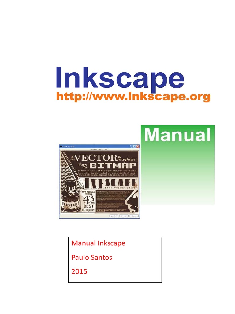 Manual Inkscape | PDF | Janela (informática) | Cor