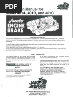 Jacobs Model 349A Engine Brake Installation Manual 18312 1995 | PDF ...