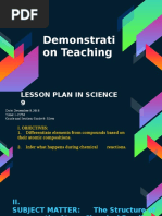 Daily Lesson Log (Science 9) | PDF | Learning | Behavior Modification