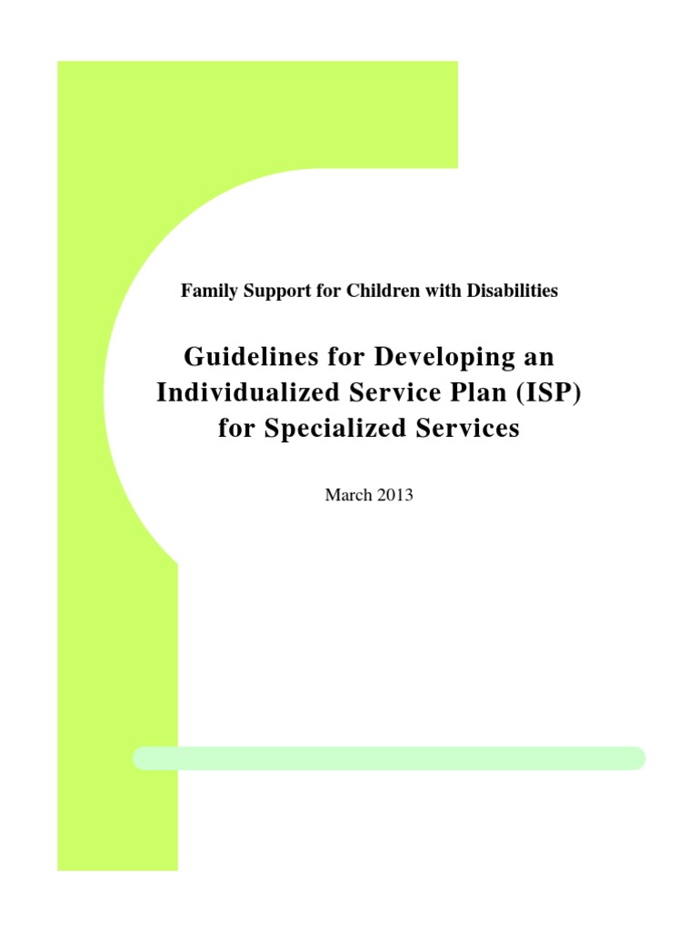 FSCD ISP Guidelines | PDF | Goal | Educational Assessment