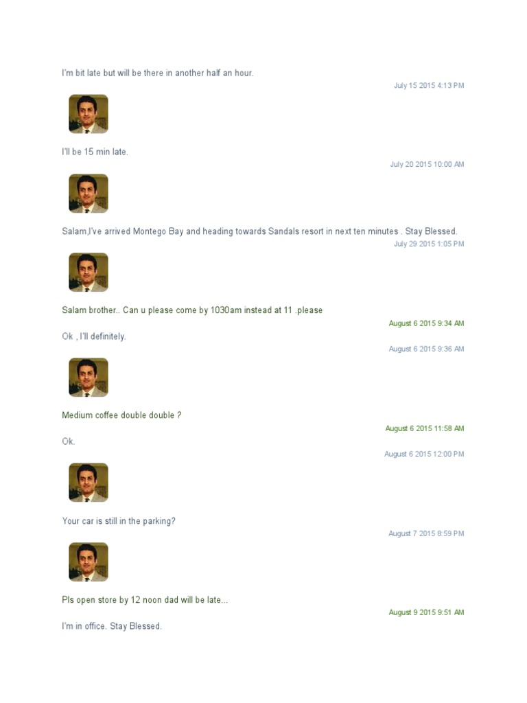 Asad M Cheema - Chat History in Full | PDF | Business