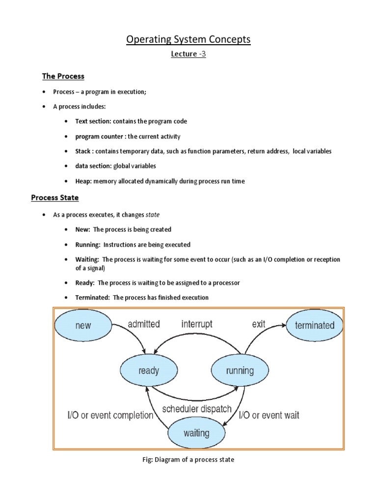 Operating System Concepts: The Process | PDF | Scheduling (Computing ...