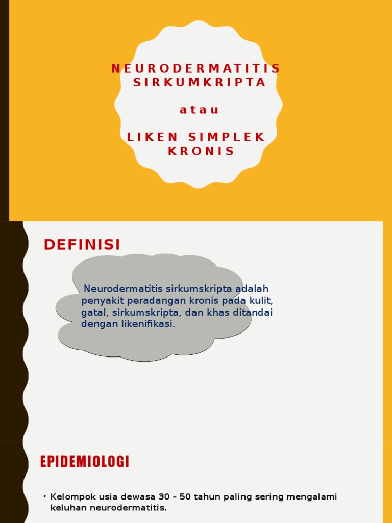 Neurodermatitis Sirkumskripta: Gejala dan Pengobatan | PDF