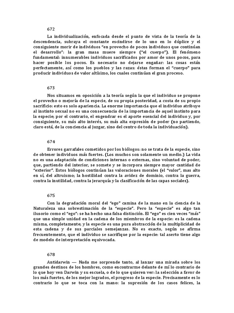 La Voluntad de Poder - Friedrich Nietzsche | PDF | Felicidad | Amor