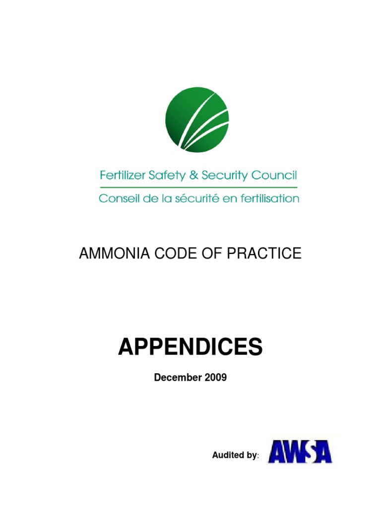 Ammonia Code of Practice | PDF | Pipe (Fluid Conveyance) | Valve