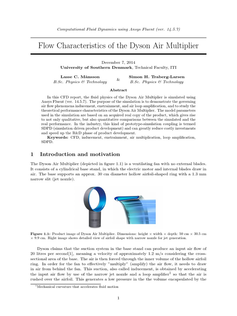 CFD | PDF | Turbulence | Mechanical Fan