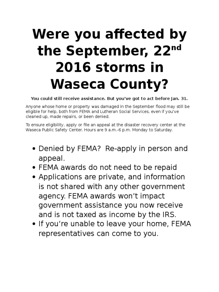 LSS Flood Flyer | PDF