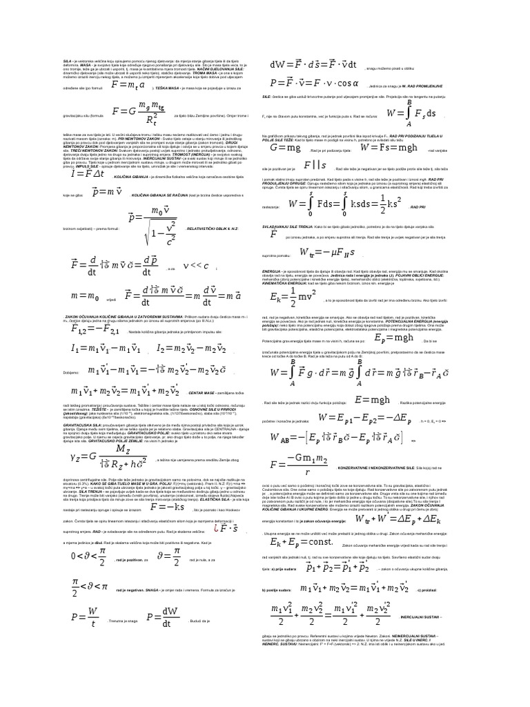 Fizika Teorija | PDF