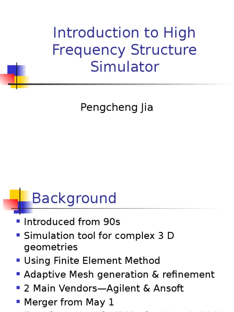 Introduction to HFSS Simulation | PDF | Waveguide | Simulation