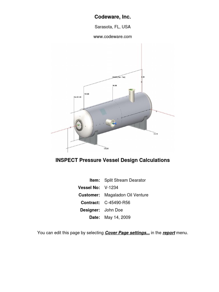 Inspect Api510 Sample Report | PDF