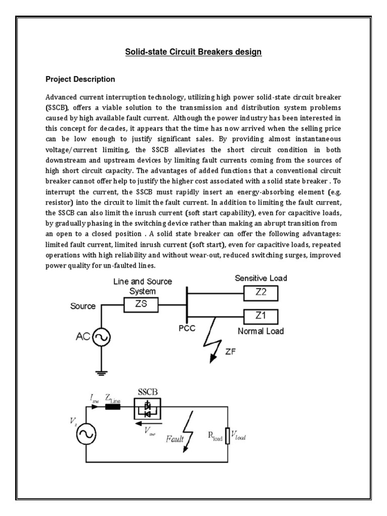 G6 Male Solid-State Circuit Breakers Design | PDF
