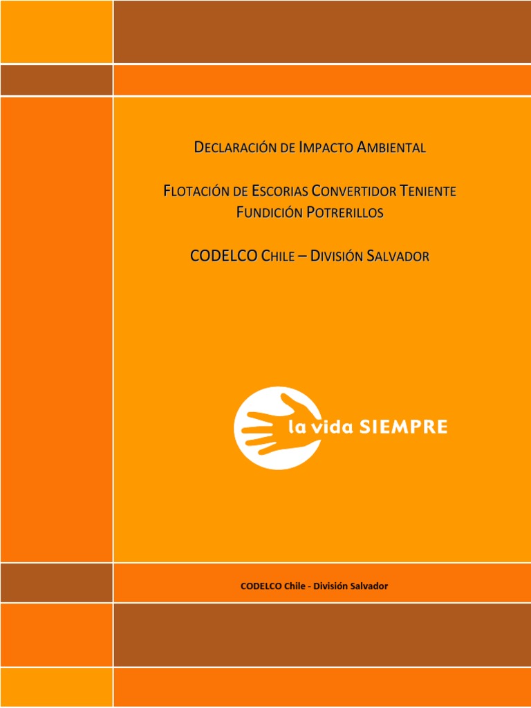 DIA - Flotacion de Escorias Convertidor Teniente - Potrerillos ...